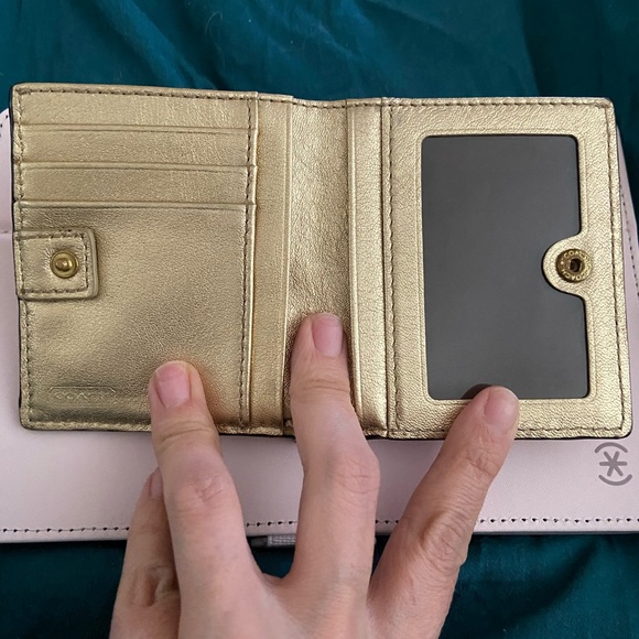 Coach | Bags | Coach Gold Wallet | Poshmark